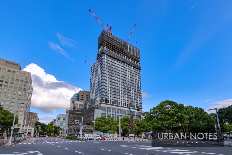 【栄】中日ビルの建設状況 2022年9月 | URBAN NOTES -トシノヲト-