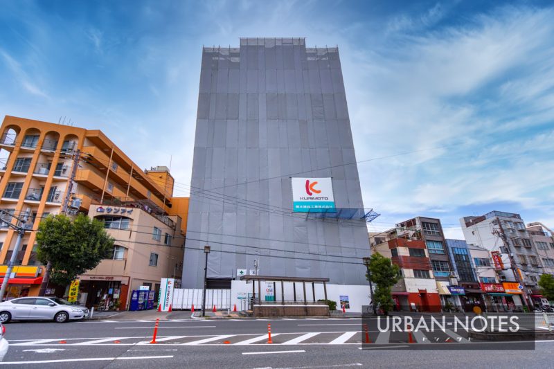 【野田】阪神住建 アルグラッド福島SOUTHの建設状況 2022年12月 | URBAN NOTES -トシノヲト-