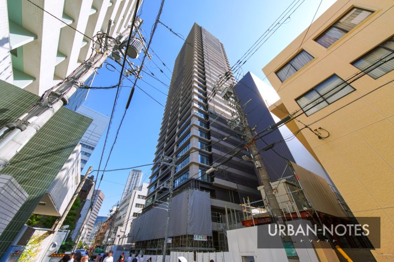 【肥後橋】京阪電鉄不動産 ザ･ファインタワー大阪肥後橋の建設状況 2023年10月 | URBAN NOTES -トシノヲト-