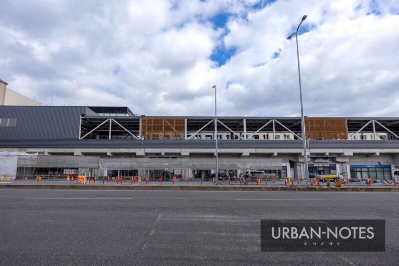 【箕面市】北大阪急行電鉄 箕面萱野駅の建設状況 2024年2月 | URBAN NOTES -トシノヲト-