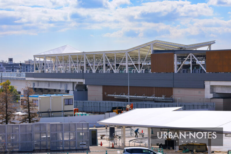 【箕面市】北大阪急行電鉄 箕面萱野駅の建設状況 2024年2月 | URBAN NOTES -トシノヲト-
