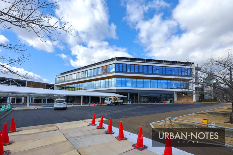 【箕面市】北大阪急行電鉄 箕面萱野駅の建設状況 2024年2月 | URBAN NOTES -トシノヲト-