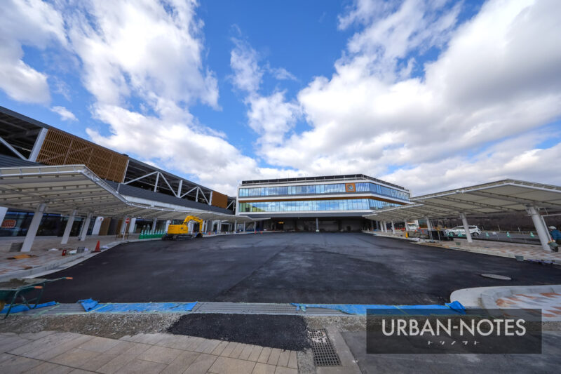 【箕面市】北大阪急行電鉄 箕面萱野駅の建設状況 2024年2月 | URBAN NOTES -トシノヲト-